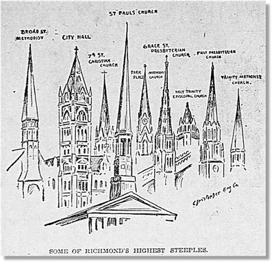 The Missing Trinity Methodist / New Light Baptist Steeple – Richmond ...